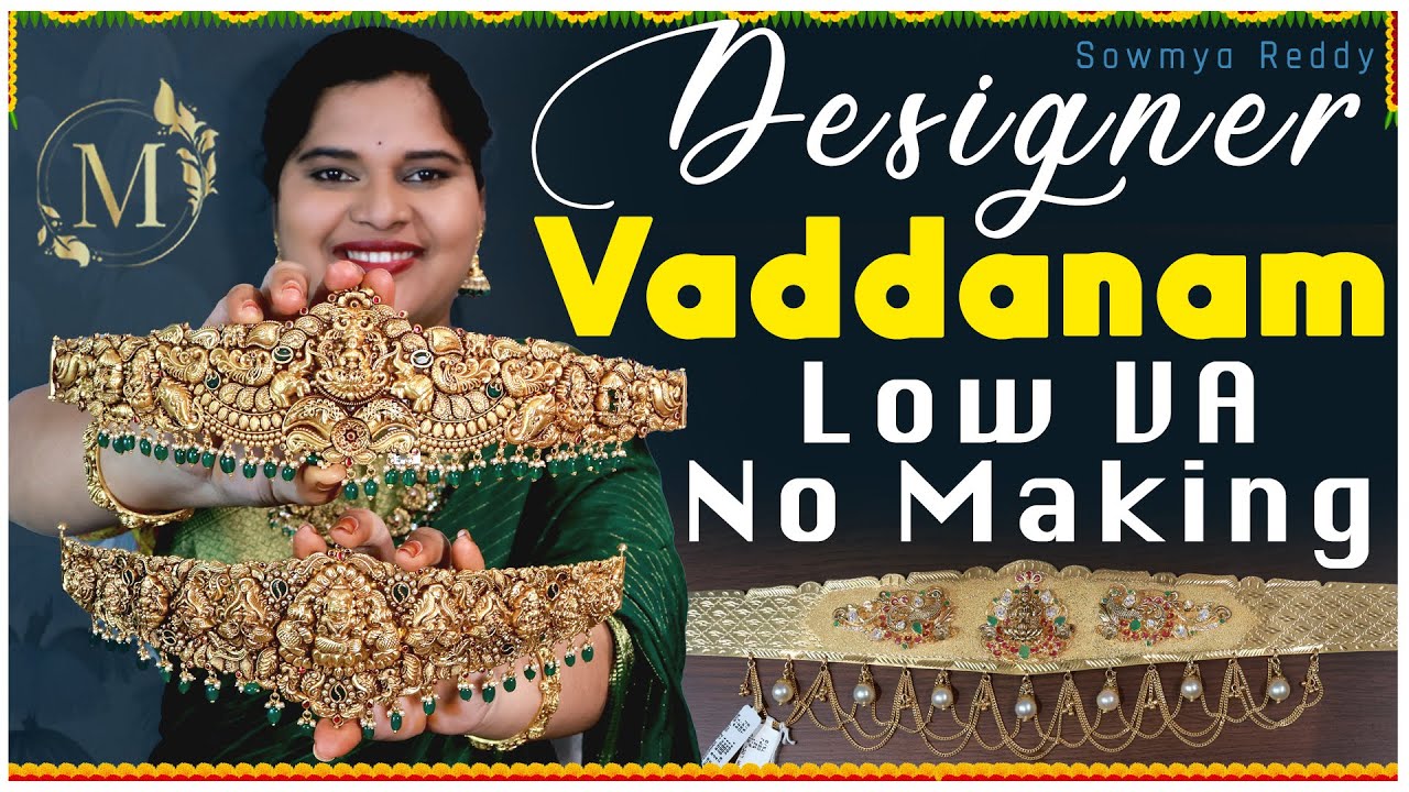 10 Stunning Vaddanam Designs to Upgrade Your Style - YouTube