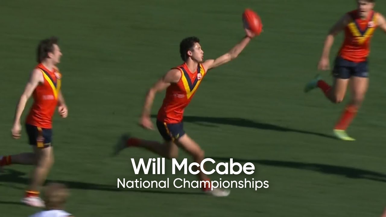 Will McCabe - U18 Champs (VC v SA) - YouTube