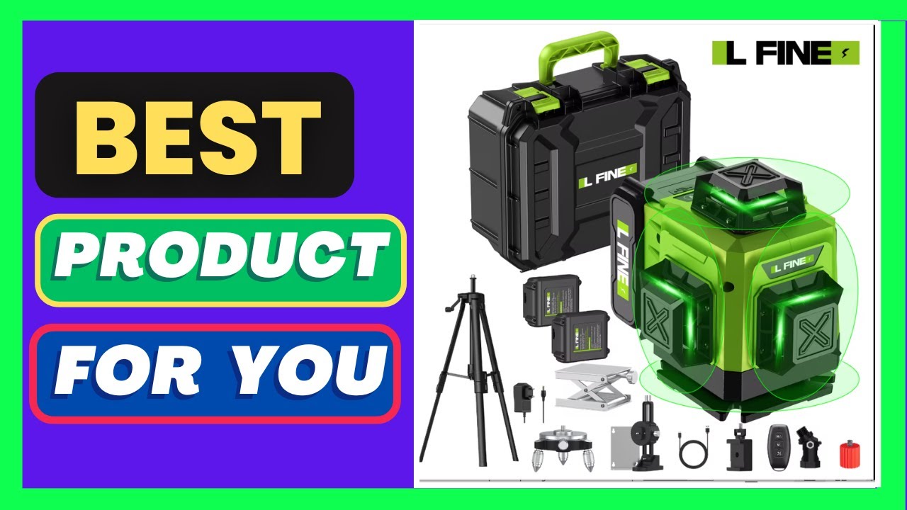 Lfine 4D 16 Lines 360°Self-leveling Laser Levels - YouTube