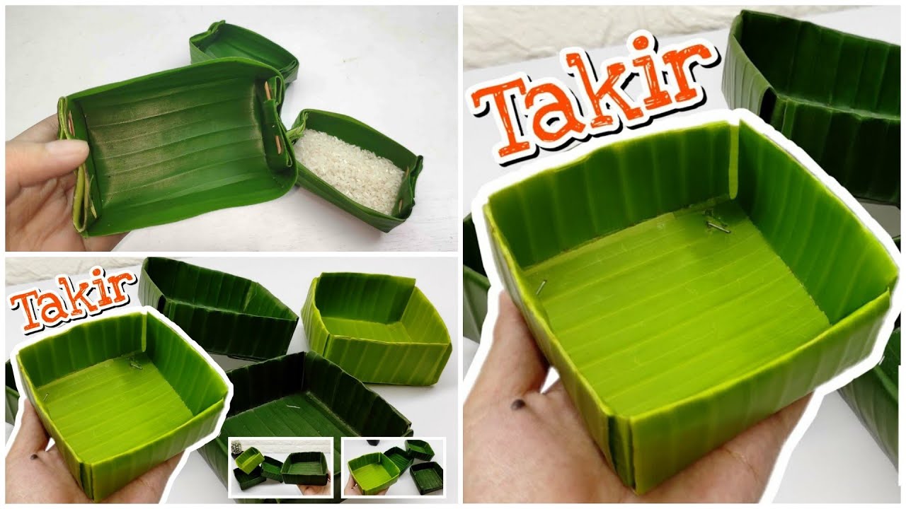 Cara membuat Takir Daun Pisang yang sangat mudah untuk dipraktekkan ...