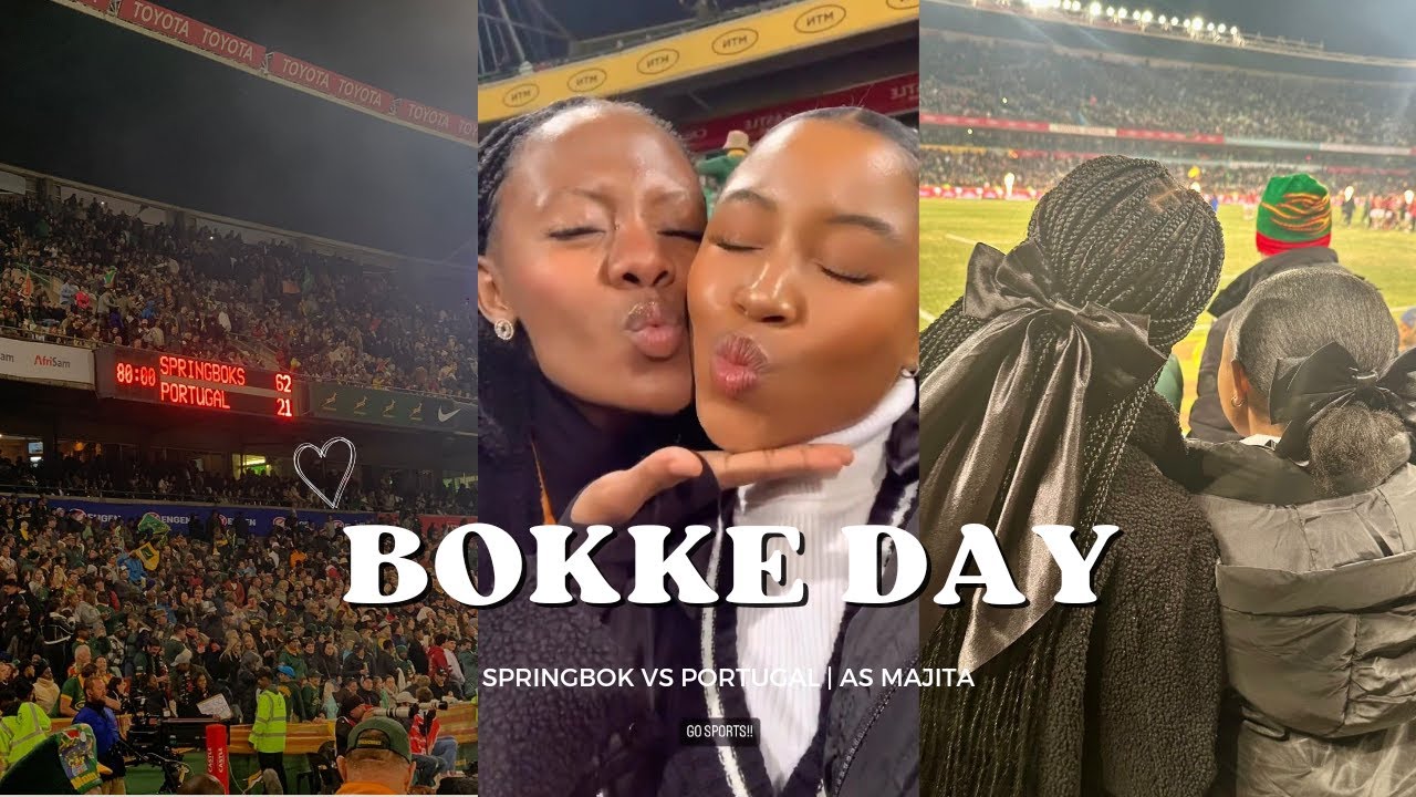 VLOG: BOKKE DAY || SOUTH AFRICAN YOUTUBER || PALESA SEITELO - YouTube