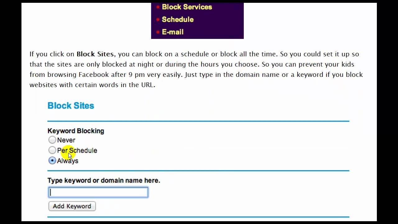 Block Websites from your Router or using DNS - YouTube