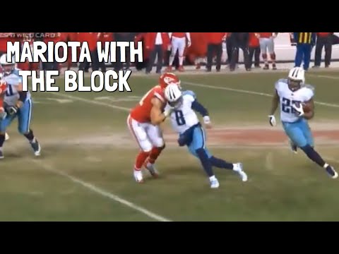 NFL BEST Blocks by Quarterbacks - YouTube