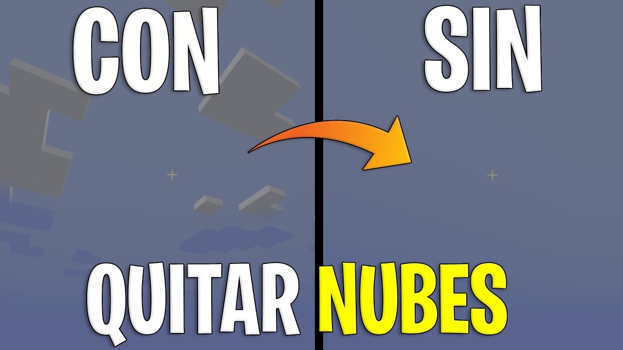COMO DESACTIVAR LAS NUBES☁ EN MINECRAFT 2024 | COMO QUITAR NUBES ...