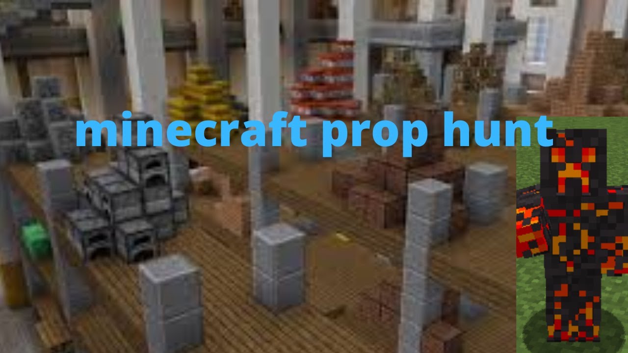 Minecraft prop hunt - YouTube