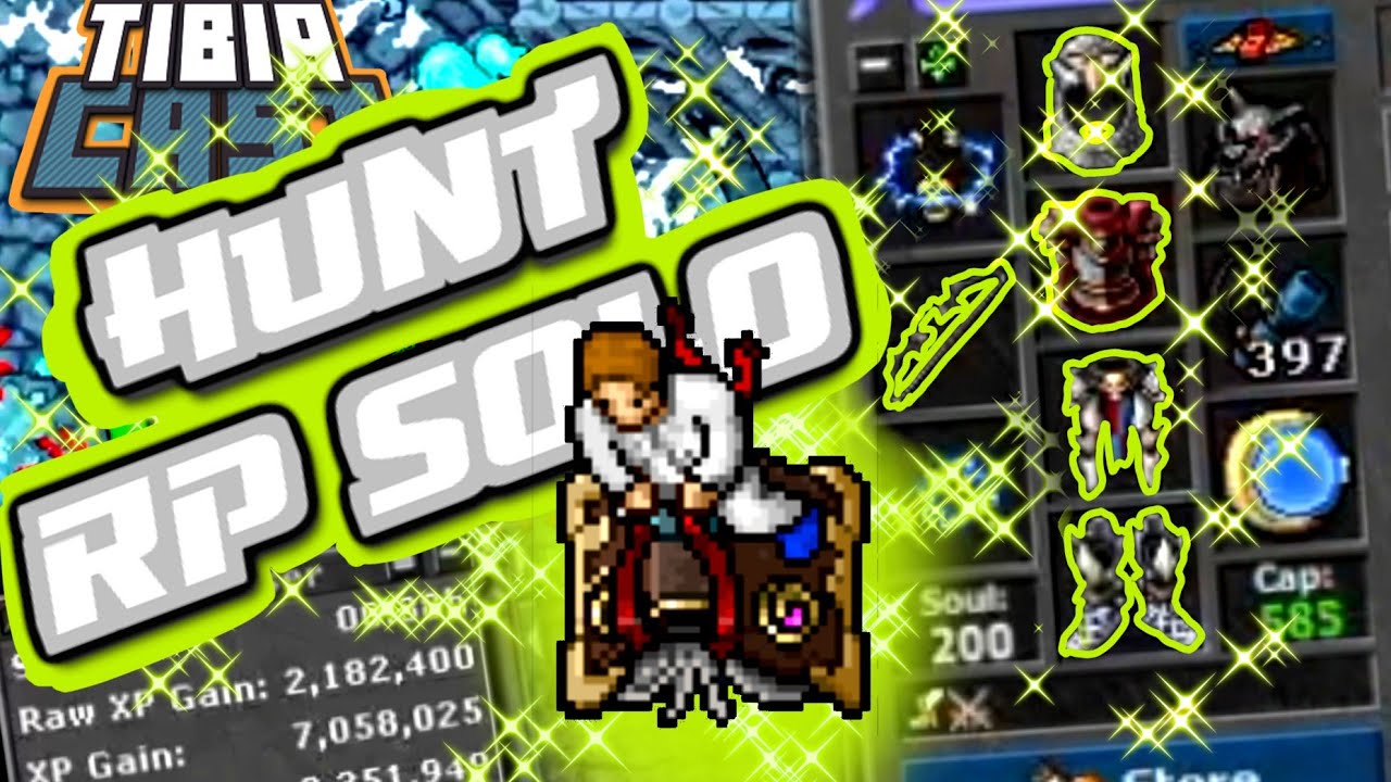 rp lvl 500+ na hunt solo 🔥🔥 #tibia #tibiacast - YouTube