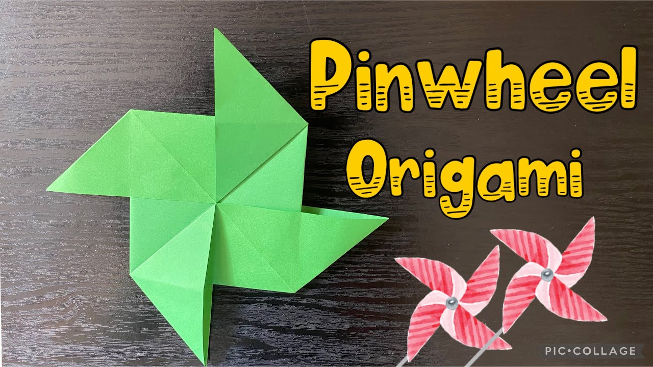 How to Make Origami Pinwheel | Paper Windmill Tutorial - YouTube