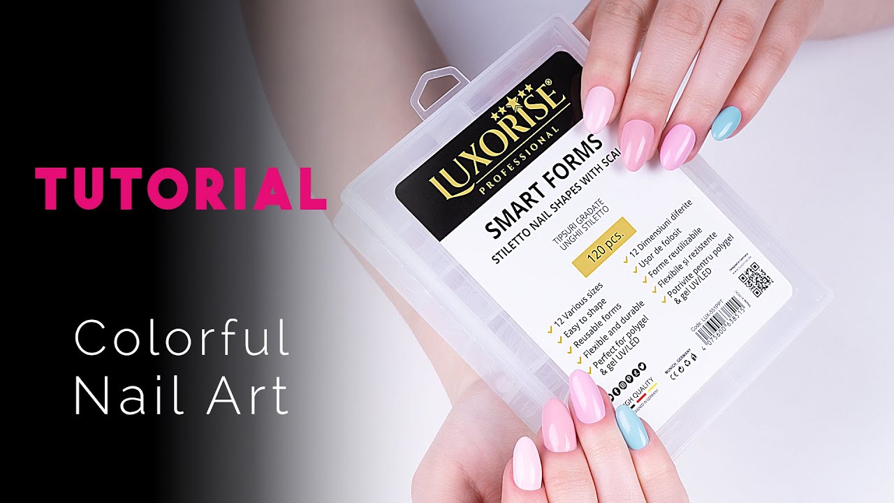 Tutorial Manichiura Polygel cu Tipsuri Smart Forms si Oja ...