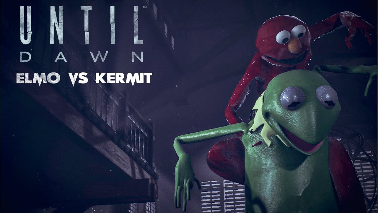 Until Dawn But Kermit Vs Elmo - YouTube