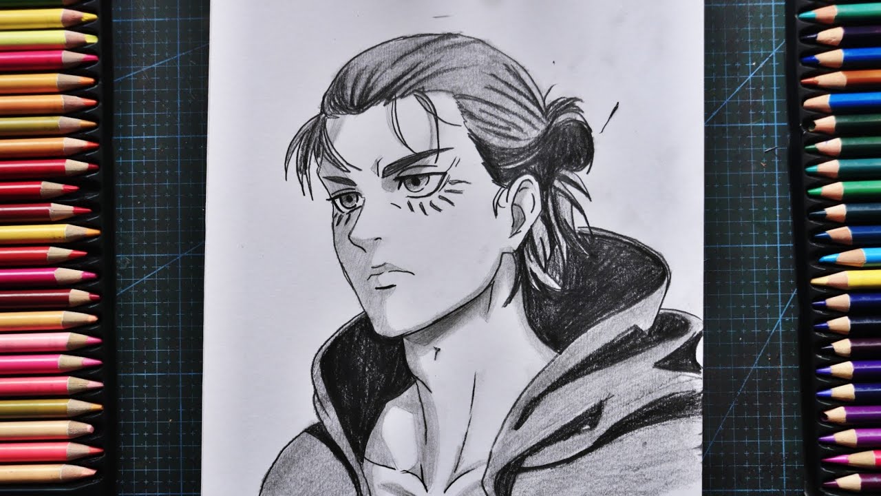 How To Draw Eren Yeager || ATTACK ON TITAN || Anime Drawing Step By ...