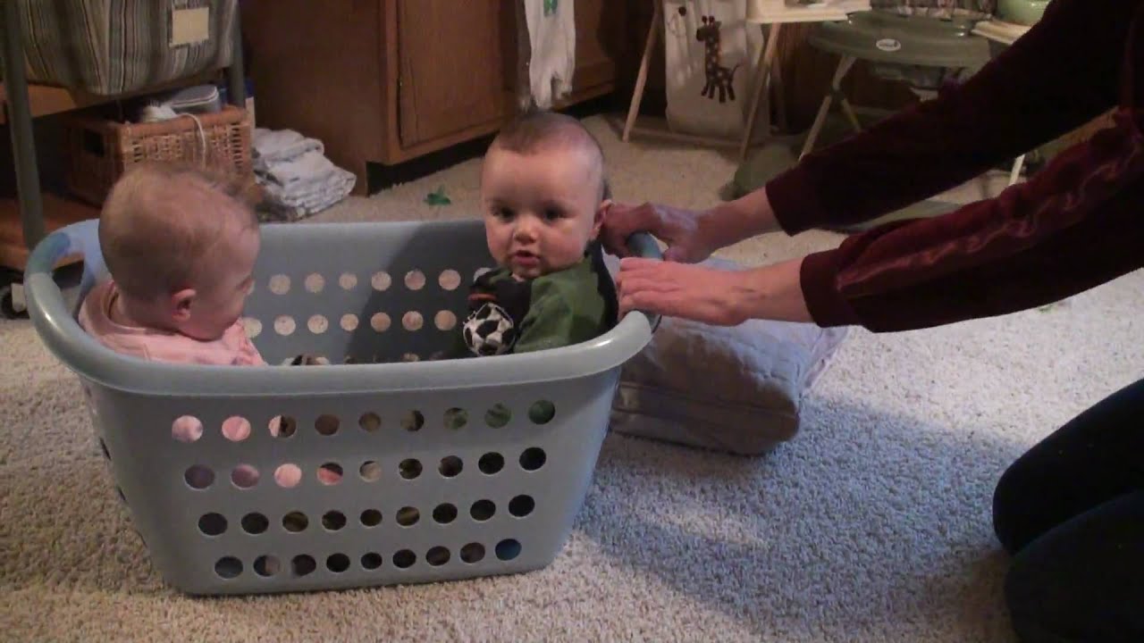 kids in the laundry basket.m2ts - YouTube