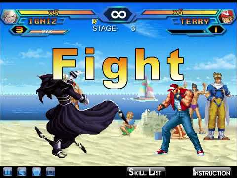 King of Fighters Wing 1.9 type 1 Igniz game play - YouTube