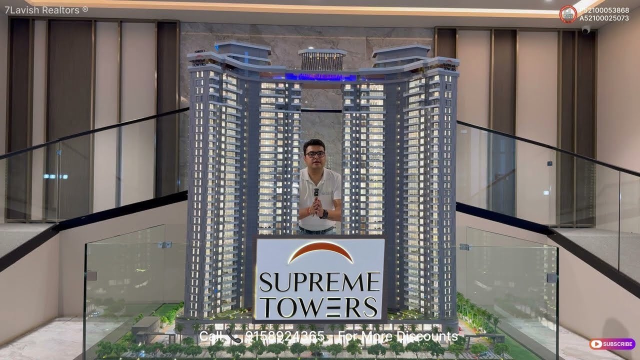 ₹4 Cr+ Ultra Luxury in Pune! | Supreme Towers 4.5 BHK Tour | Koregaon ...