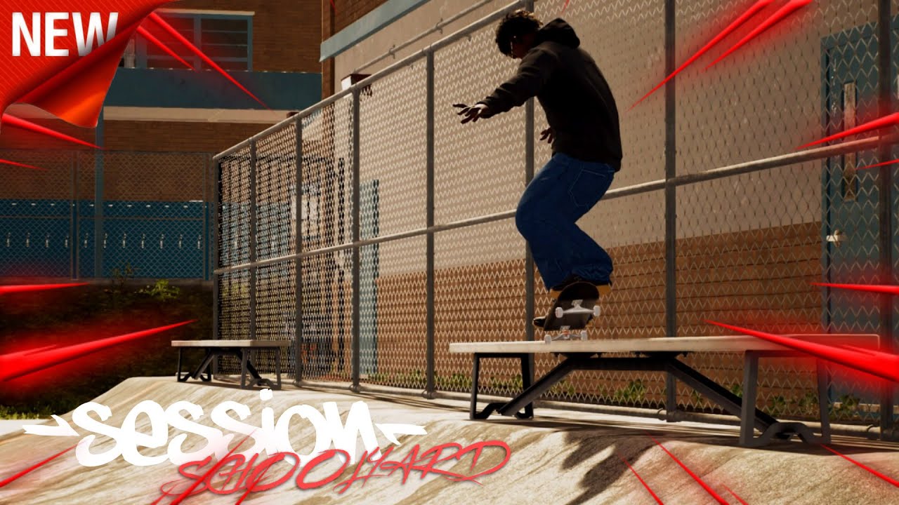 Schoolyard DLC NEW updated is Live in Session skate sim - YouTube
