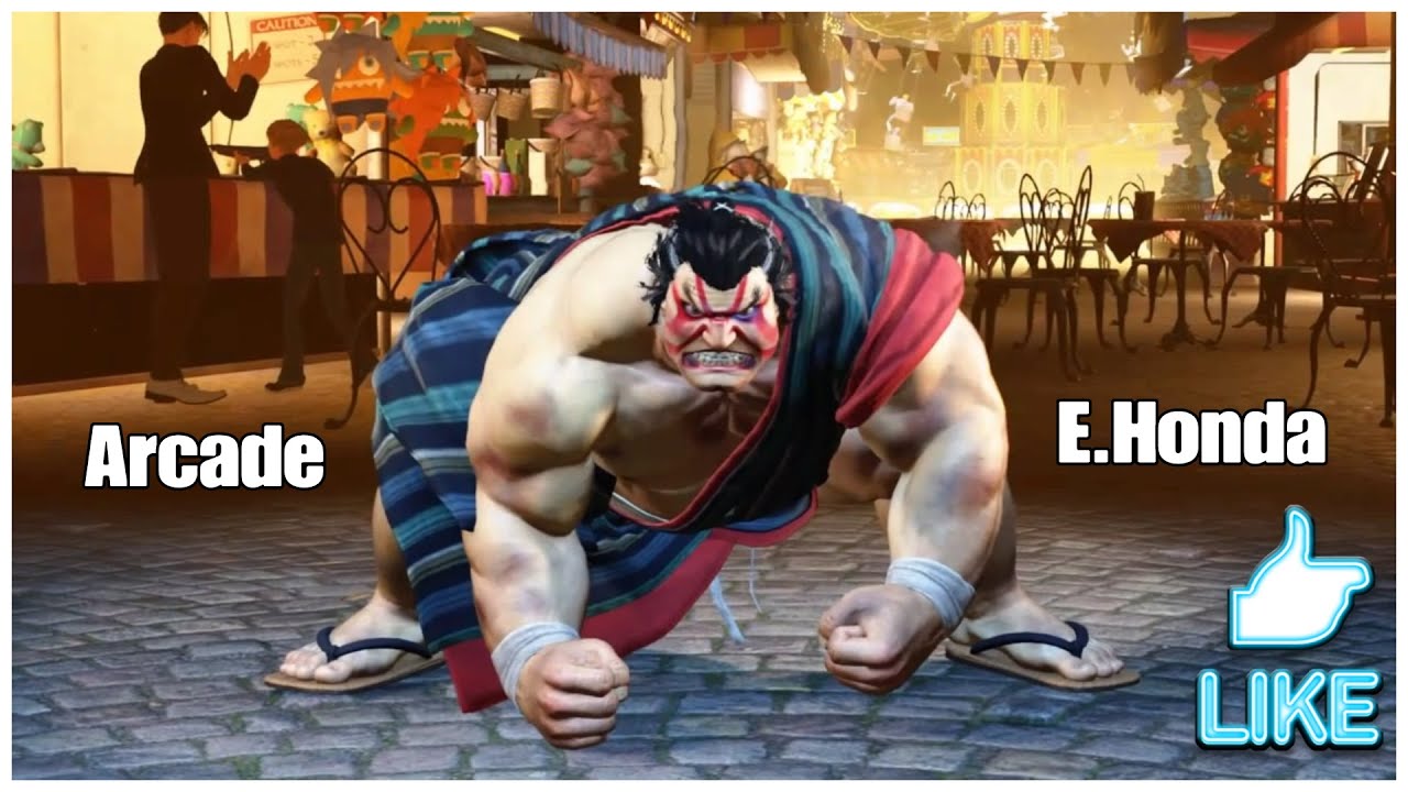 Street Fighter 6 E Honda Arcade 5 stages story mode - YouTube