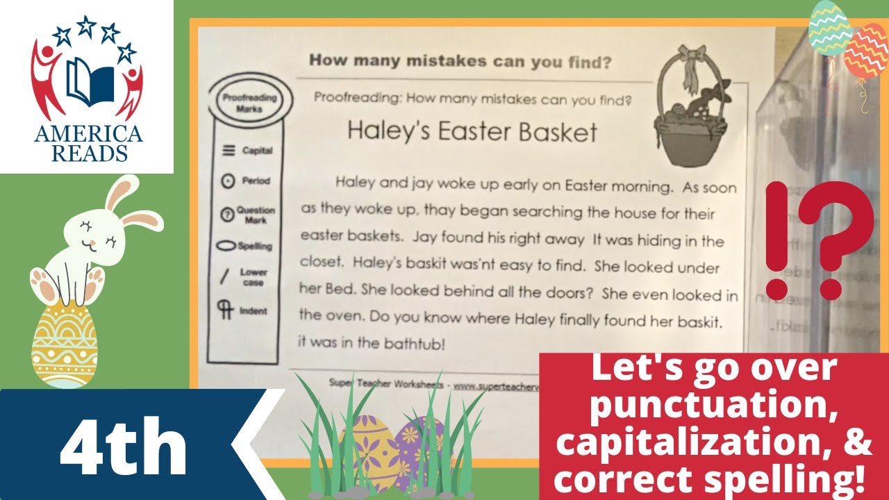 4th Grade Capitalization, Punctuation and Grammar | Arizona Academic ...