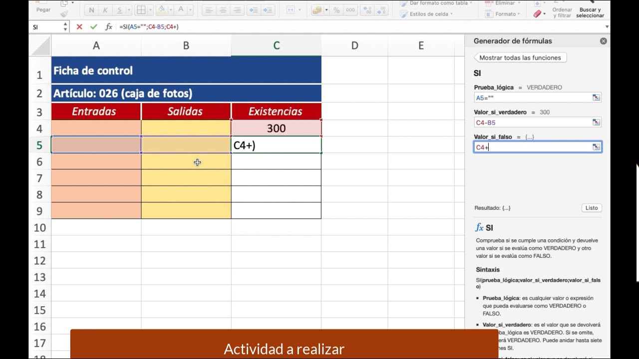 26 Función condicional SI Microsoft Excel - YouTube