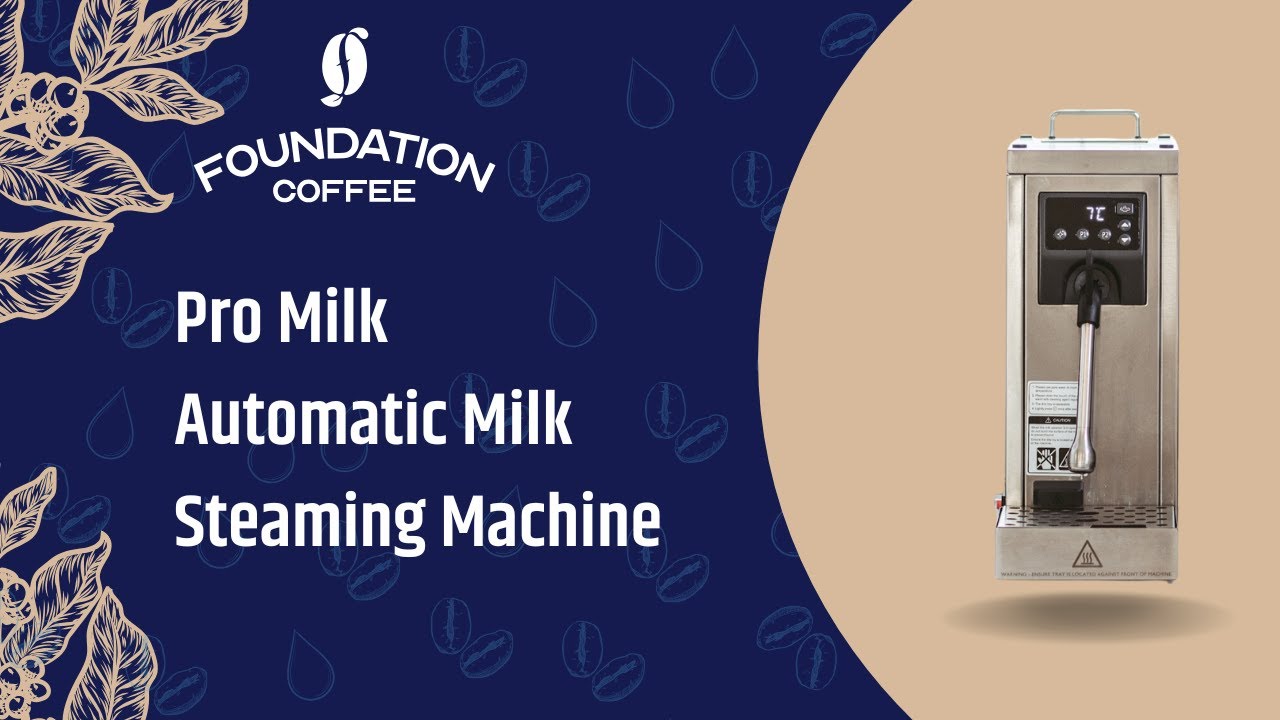 Pro Milk Automatic Milk Steaming Machine - YouTube