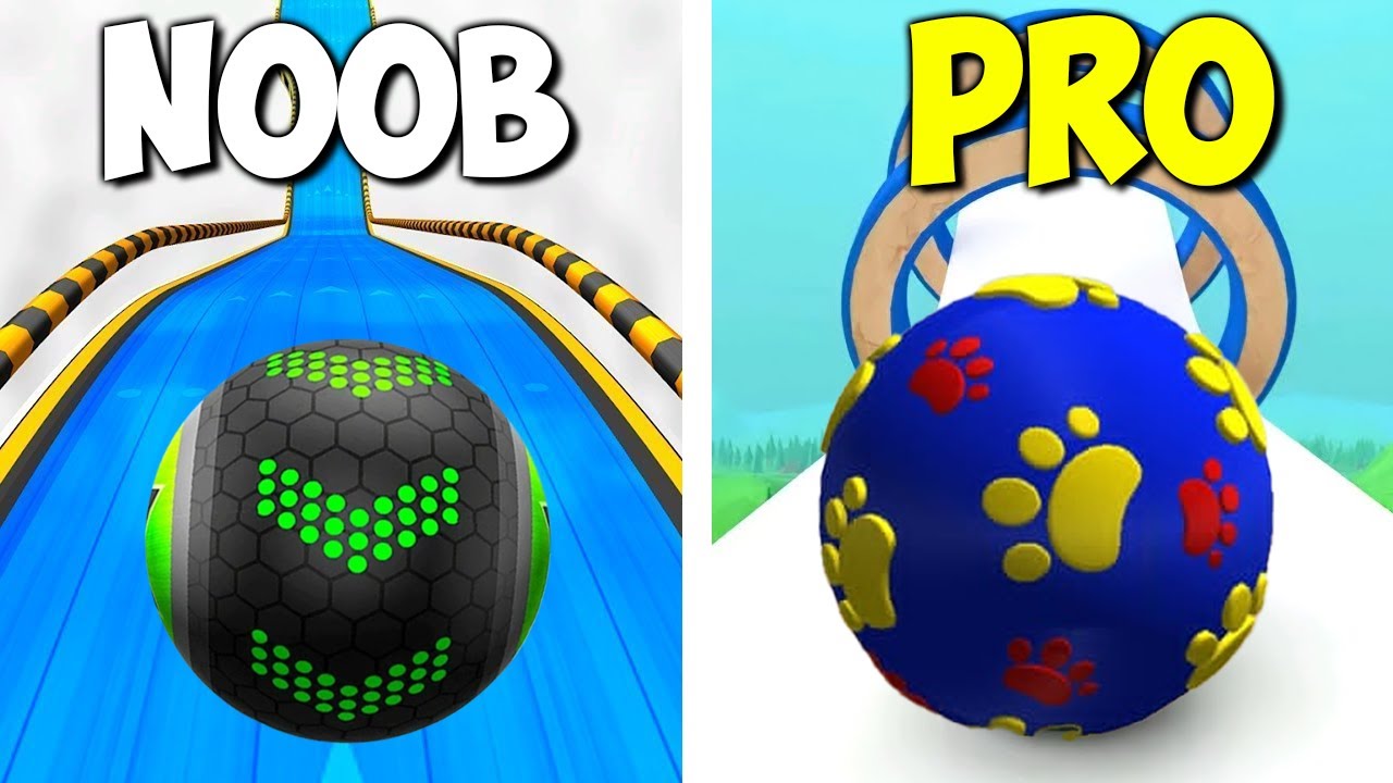 Noob VS Pro | Going Balls - Speedrun Gameplay Level 98 - YouTube