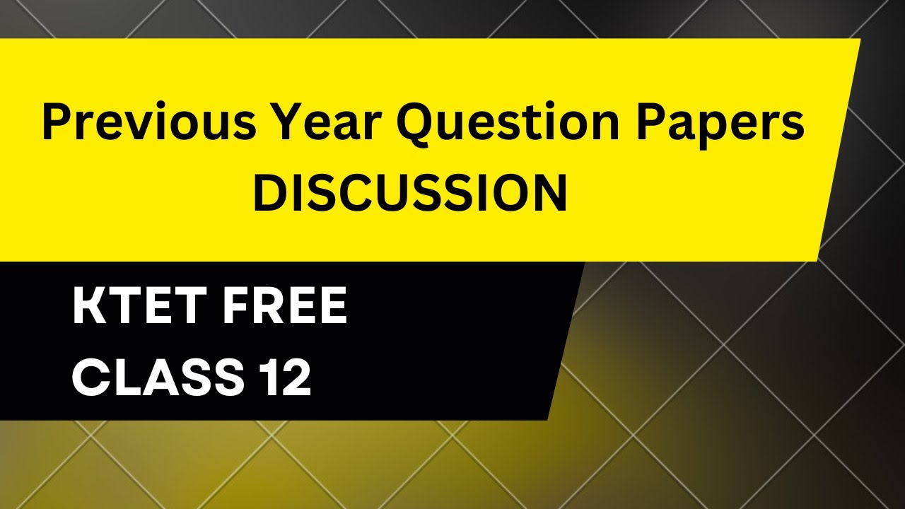 KTET Previous Year Question Papers DISCUSSION #pscnote #ktetpsychology ...