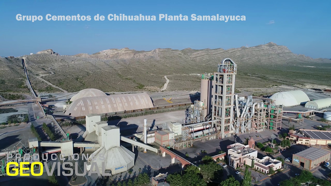 Grupo Cementos de Chihuahua Planta Samalayuca Aéreo - YouTube