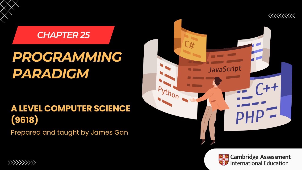 As And A Level Computer Science 9618 Chapter 25 Programming Paradigm Youtube