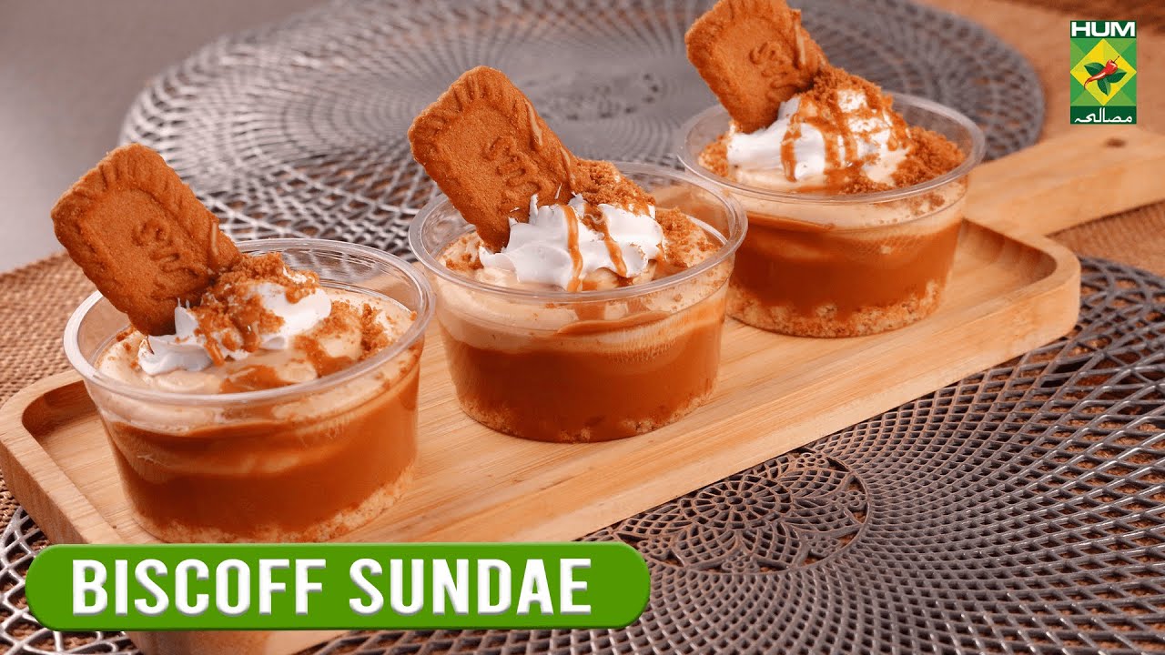 Biscoff Sundae Complete Recipe - Chef Shireen Anwar - Masala Tv - YouTube