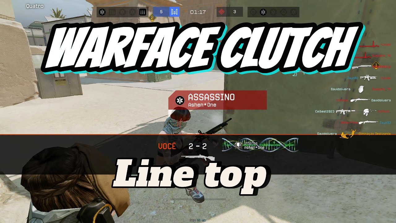 Warface Clutch Rank com Davidoliveira, xXNelsonxXx, PhZin ,Celbest2023 ...
