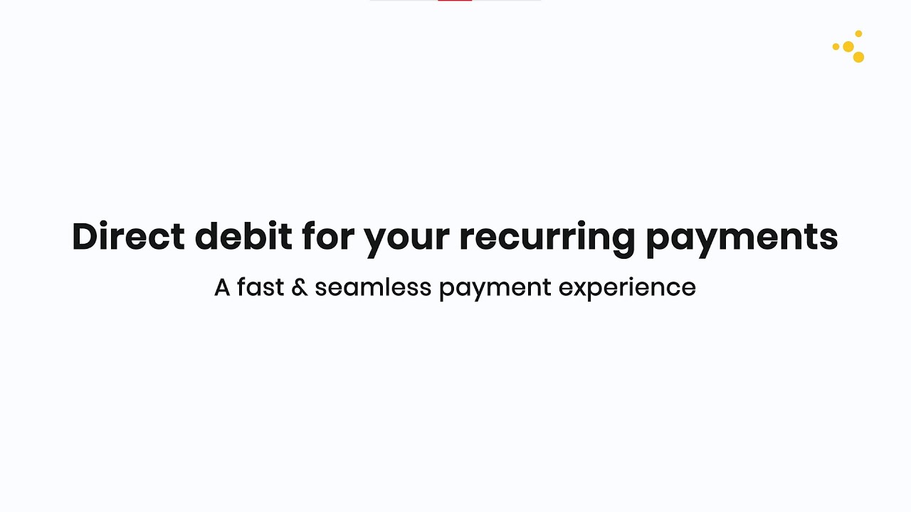 Direct debit for your recurring payments - Xpollens - YouTube