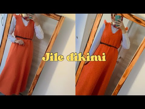 Temel beden kalıbından Jile dikimi 
