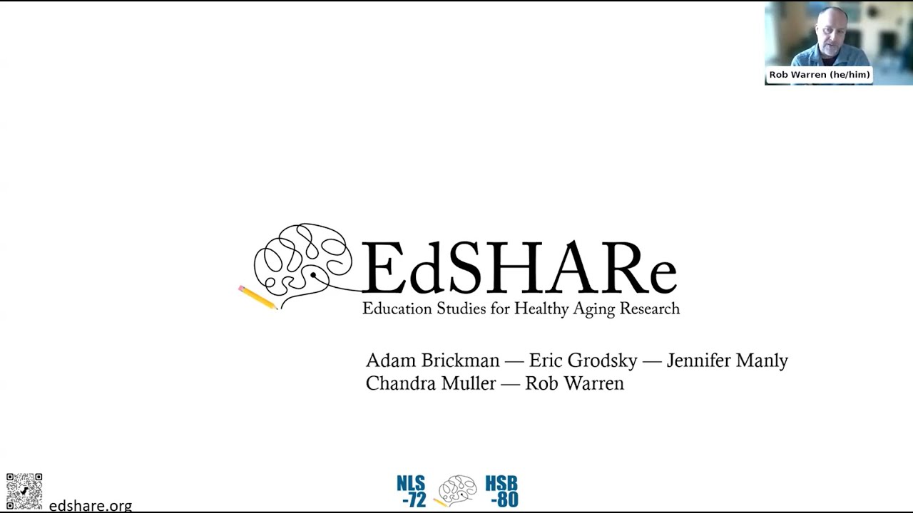 EdDem Network Webinar on EdSHARe with Dr. Rob Warren - YouTube