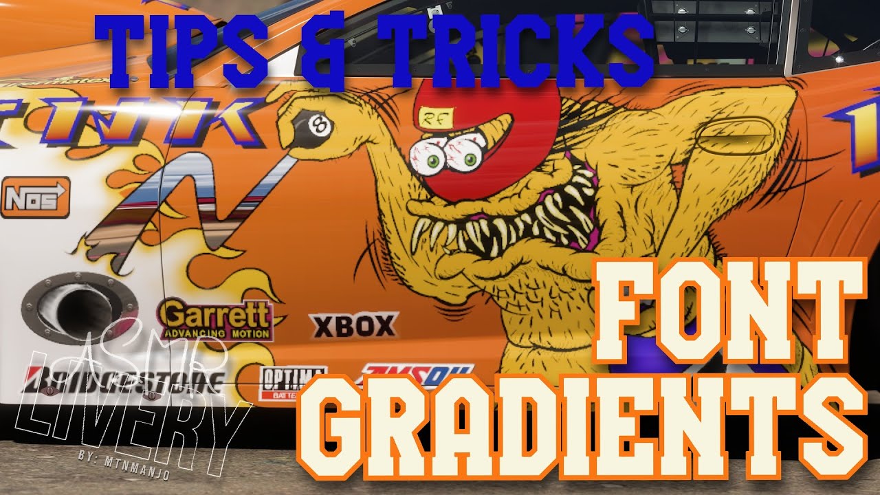 FH5 Tips & Tricks - Rat Fink Racing Sticker Gradient Breakdown - YouTube