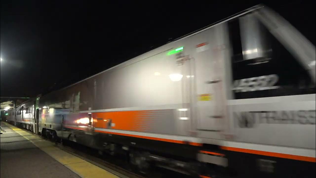 Full HD 60FPS: NJ Transit ALP-45A 4552 Leads MM-08 West through Belmar 6/27/23 - YouTube