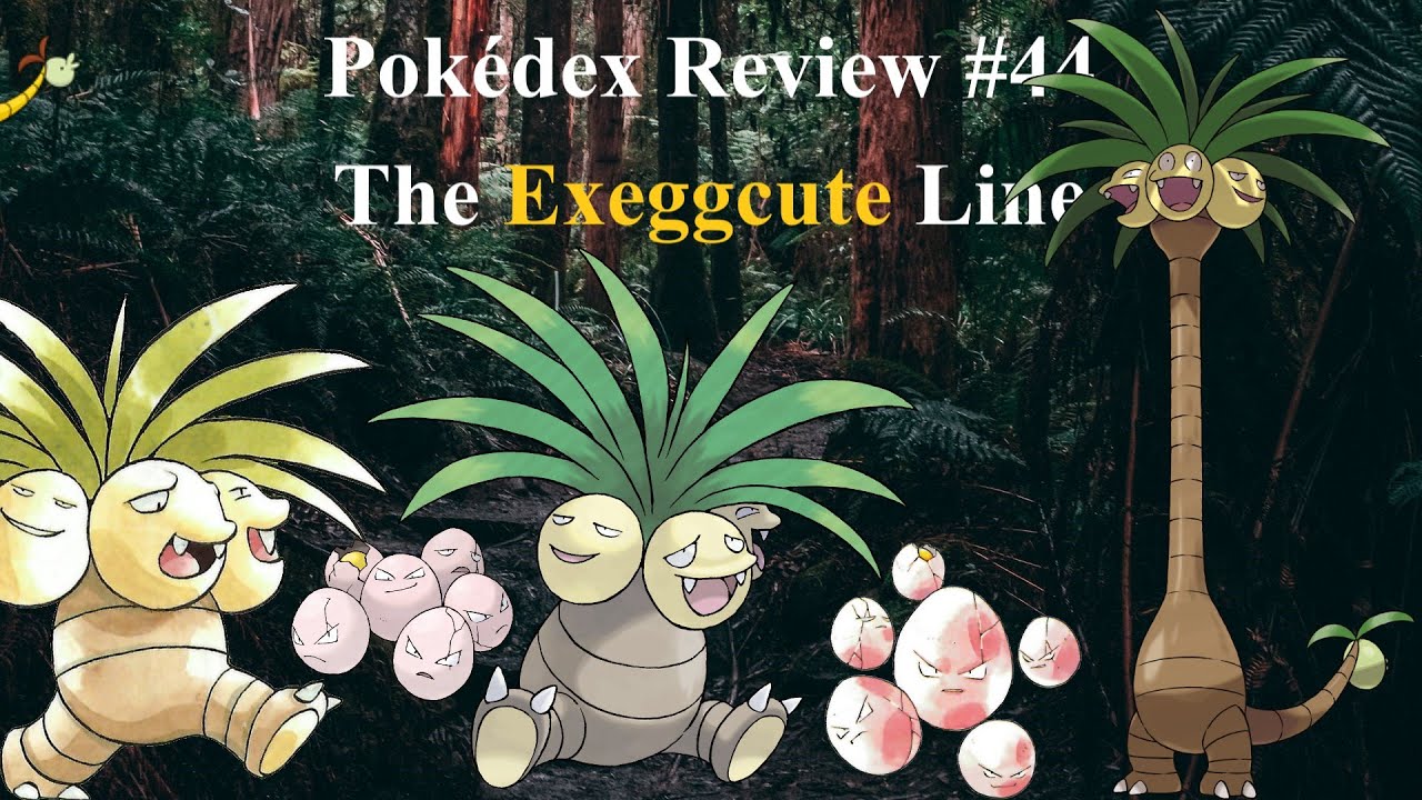 EXEGGCUTE & EXEGGUTOR - Pokédex Review 44 - YouTube