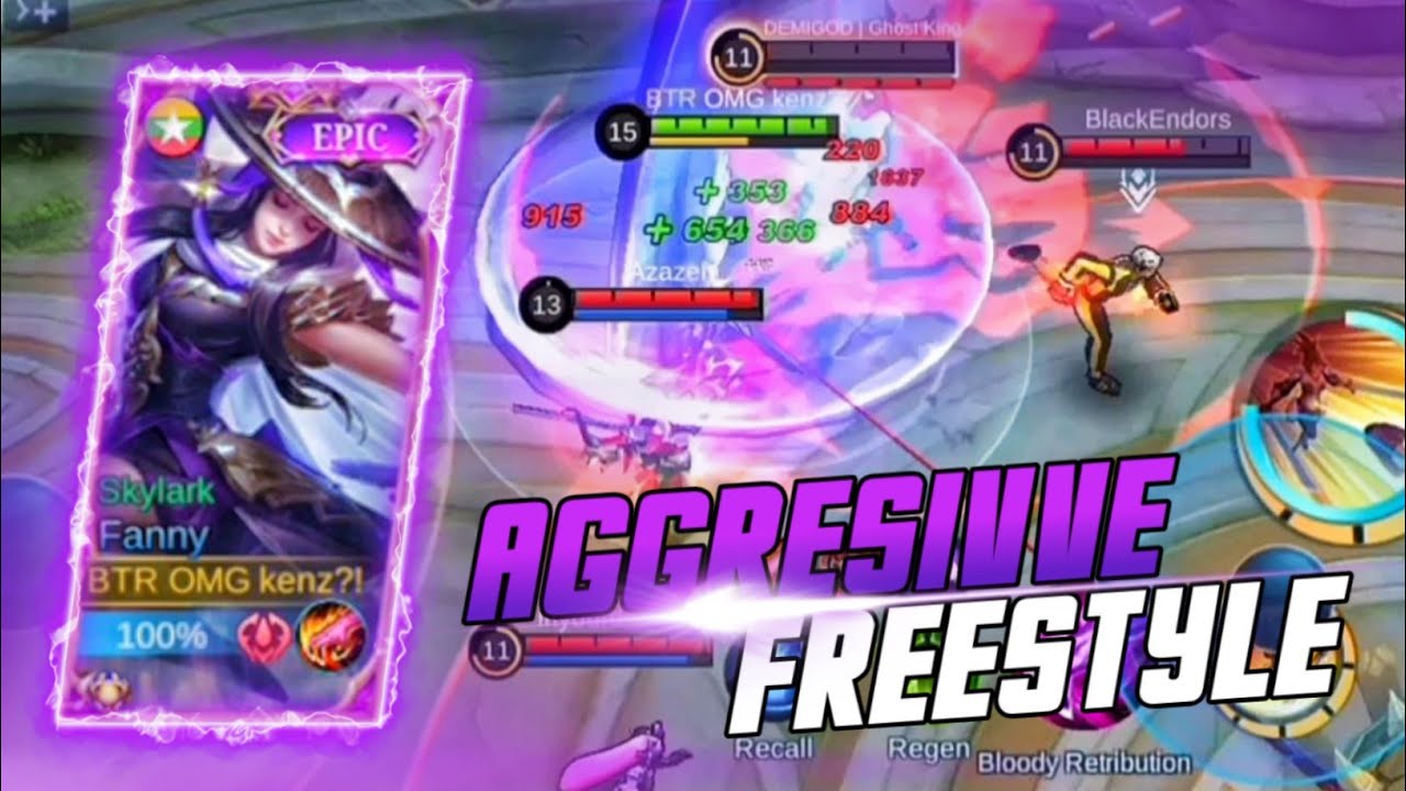 INSANE & SETISFYING FANNY FREESTYLE MONTAGE | KENZ ML | MLBB - YouTube