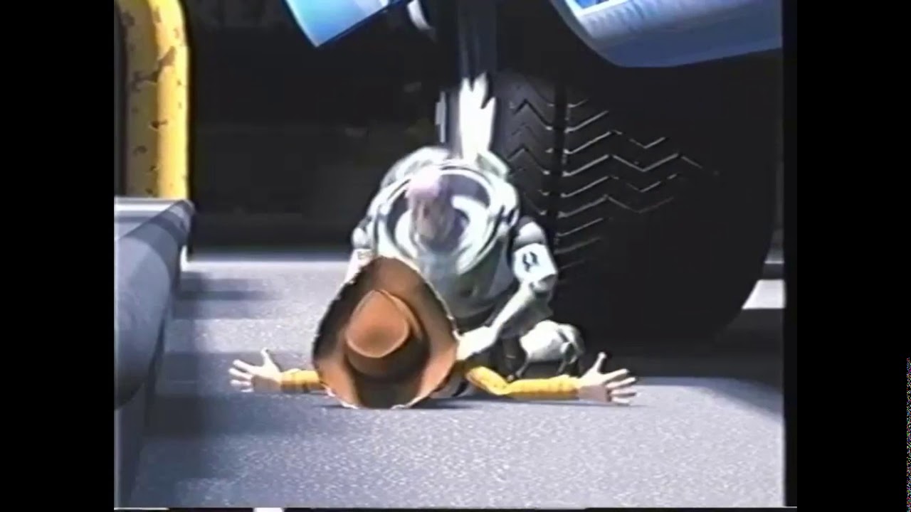Toy Story: Woody and Buzz Fight at the Gas Station - YouTube