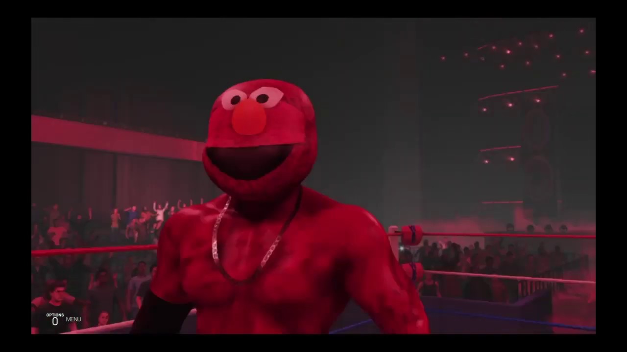 WWE 2K19 Elmo Vs Kibby on Fantasy Wednesday - YouTube