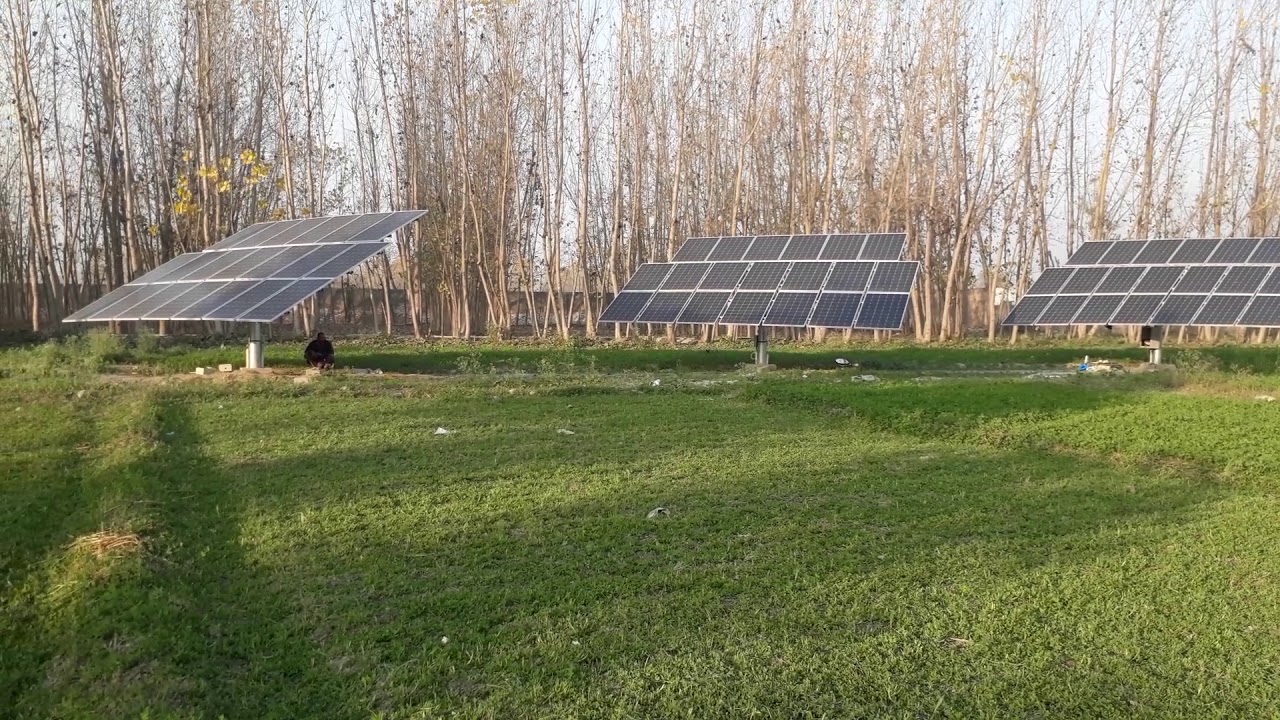 Auto sun tracker system in Pakistan - YouTube