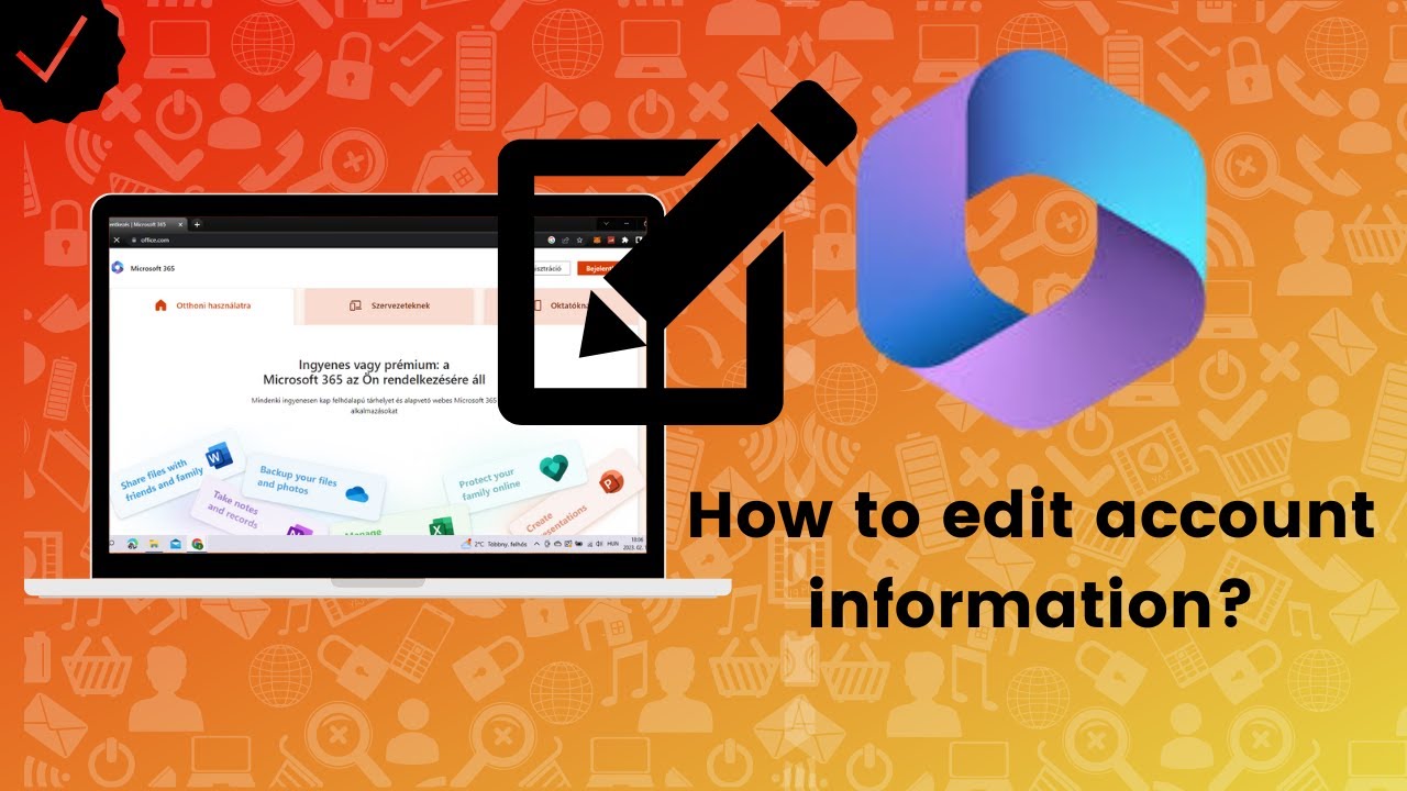 How to edit account information on Office.com? - YouTube