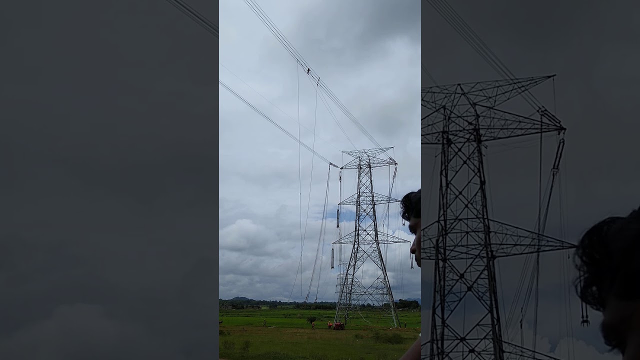 High tension wire repair.... 300 ft above ground - YouTube