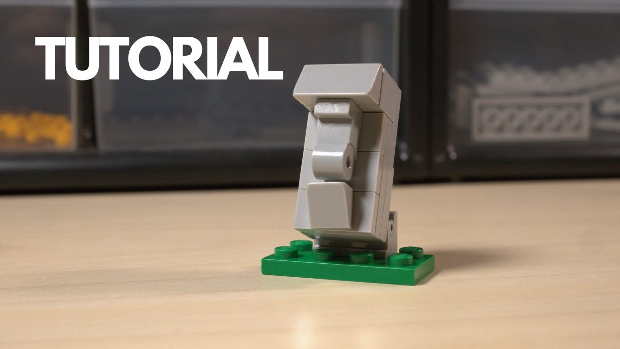 How to Build a MOAI STATUE🗿 MOC #lego #buildingblocks #howto # ...