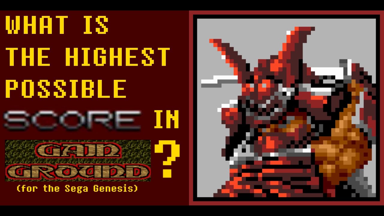 How does Score work in Gain Ground? (The Quest For The Maximum Score ...