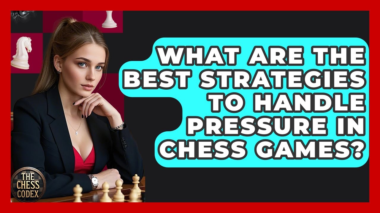 What Are The Best Strategies To Handle Pressure In Chess Games? - The ...