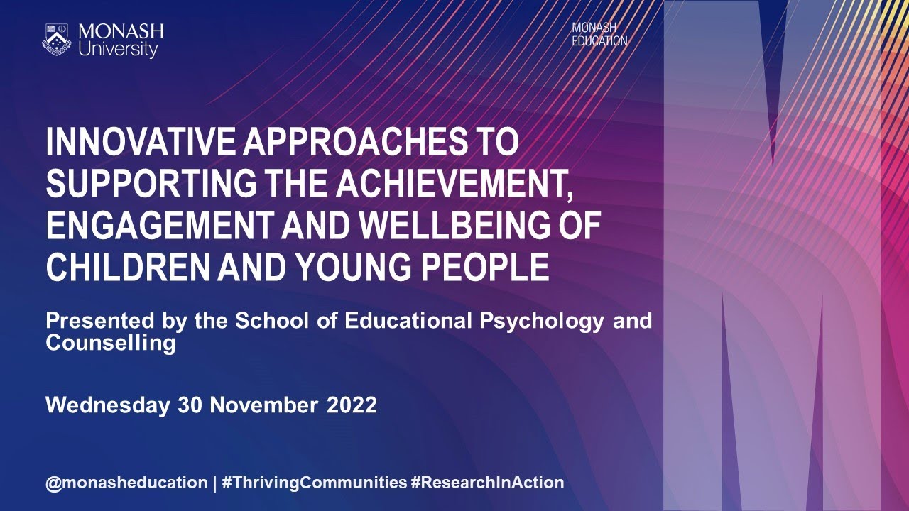 Innovative approaches to support achievement, engagement and wellbeing ...