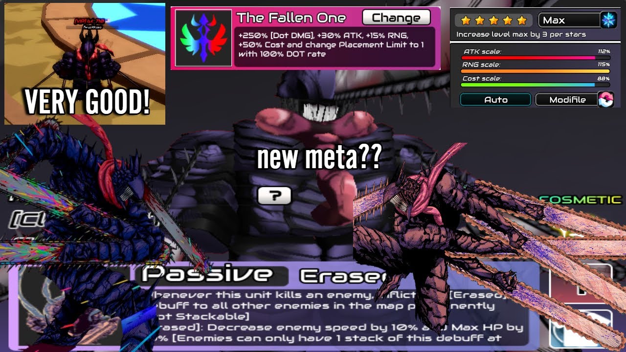 The Ultimate Hero of Hell Showcase in Anime World Tower Defense - YouTube