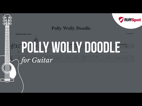 Polly Wolly Doodle Guitar Tab - YouTube