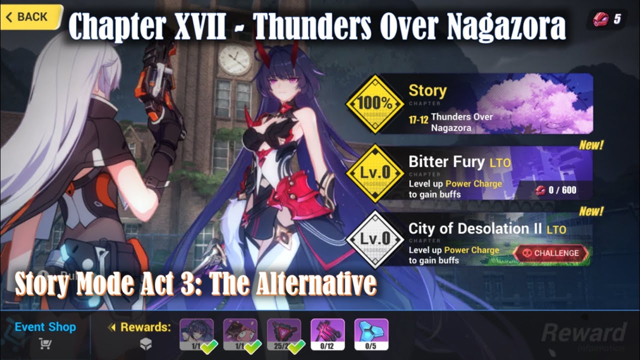 HI3 - Chapter XVII: Thunders Over Nagazora (Act 3) - YouTube