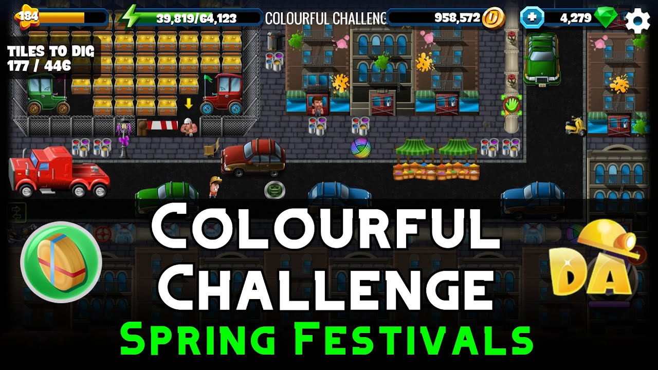 Colourful Challenge | Spring Festivals #4 | Diggy's Adventure - YouTube