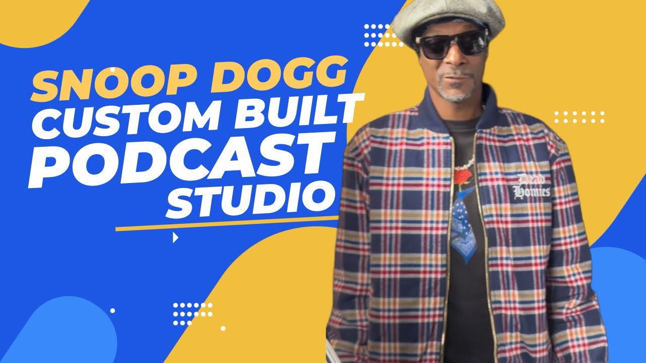 SNOOP DOG FIRST PODCAST STUDIO - YouTube