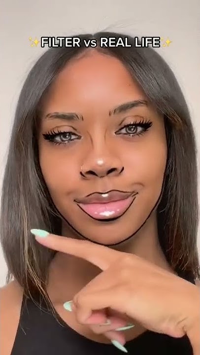 FILTER vs REAL LIFE MAKEUP 😱#shorts - YouTube
